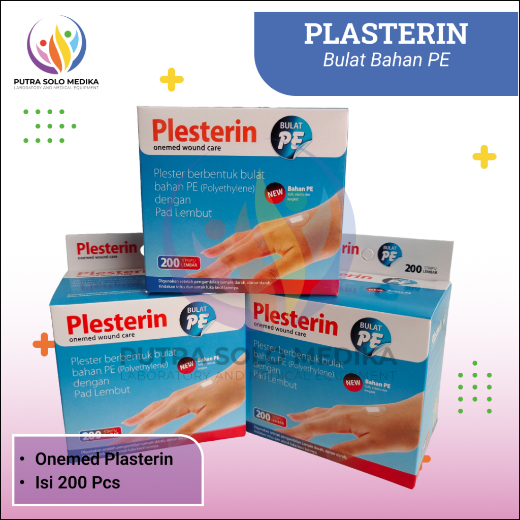 Jual Plesterin Bulat PE coklat dan transparan isi 200pcs | ONEMED ...