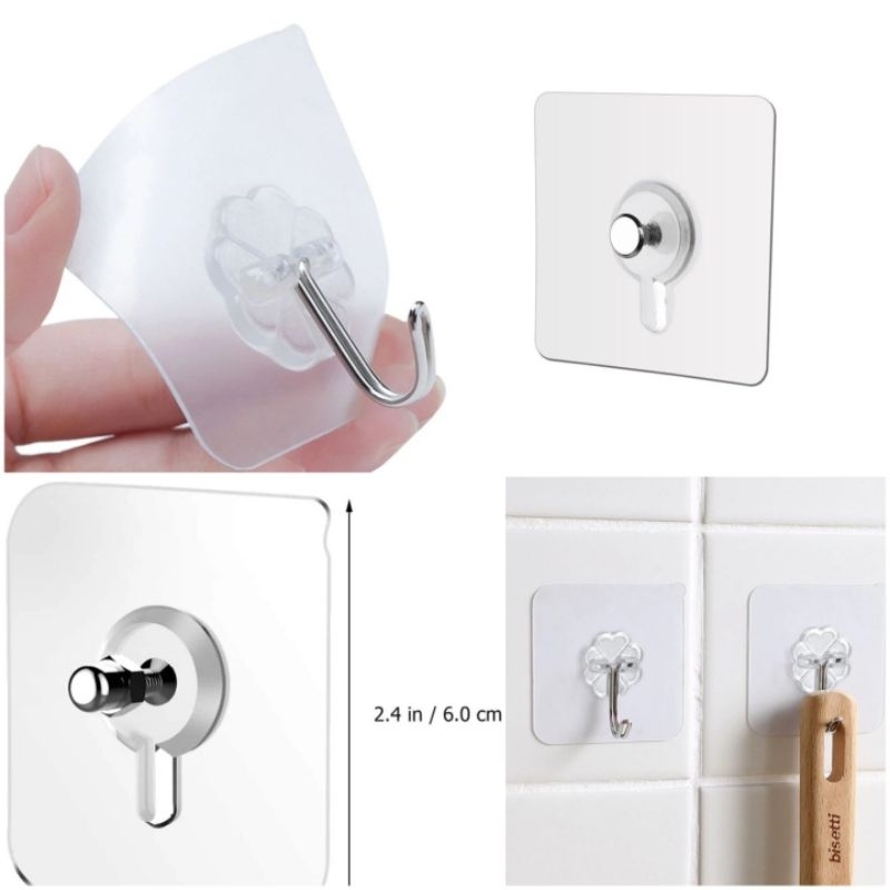 Jual HARGA SATUAN TEMPELAN HOOK BAUT PAKU/TEMPELAN DINDING AJAIB BAUT ...