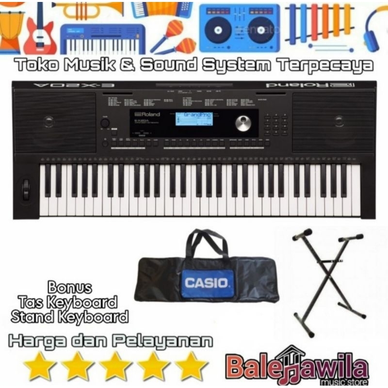 Jual Arranger Keyboard Roland EX20 EX 20A EX20A Original | Shopee Indonesia