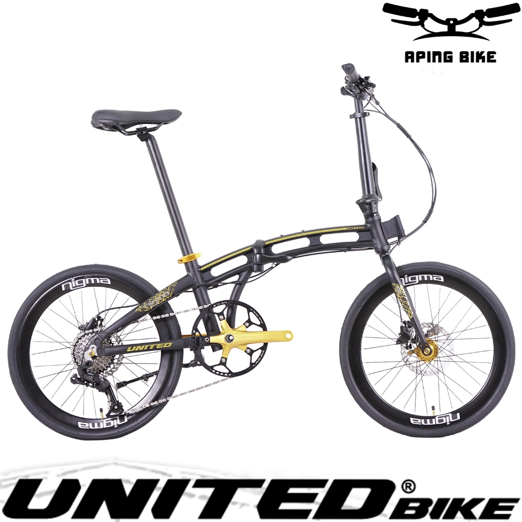 Jual Sepeda United Nigma V 20" Sepeda Lipat Dewasa Folding Bike 20 inch ...
