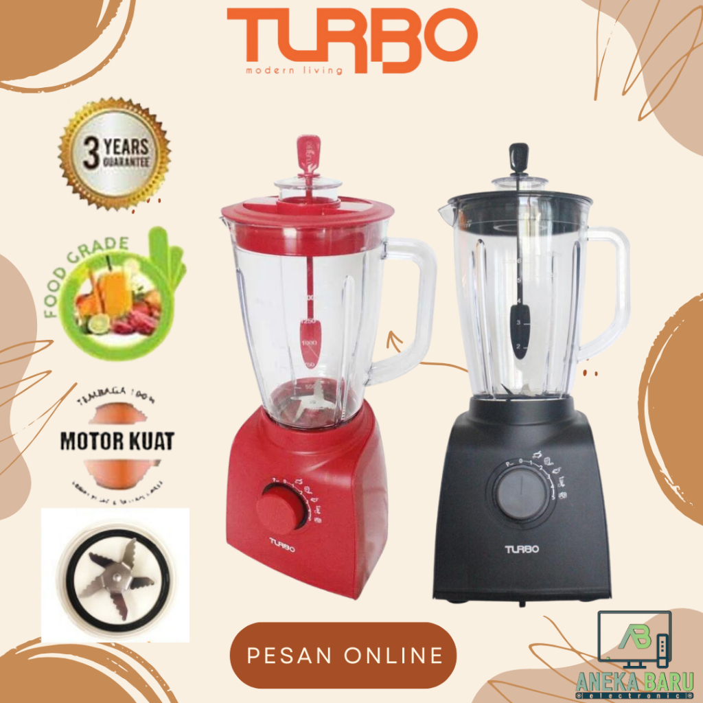 Jual [READY & COD] Turbo Blender Plastik 2 Liter EHM-8001 / EHM8001 / EHM 8001 | Shopee Indonesia