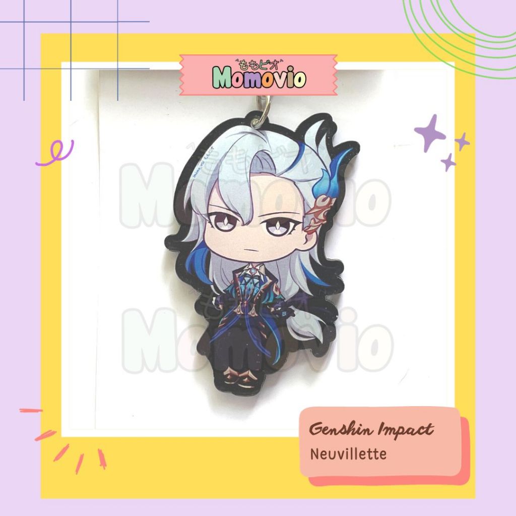Jual Gantungan Kunci Akrilik Genshin Impact Neuvillette Acrylic ...