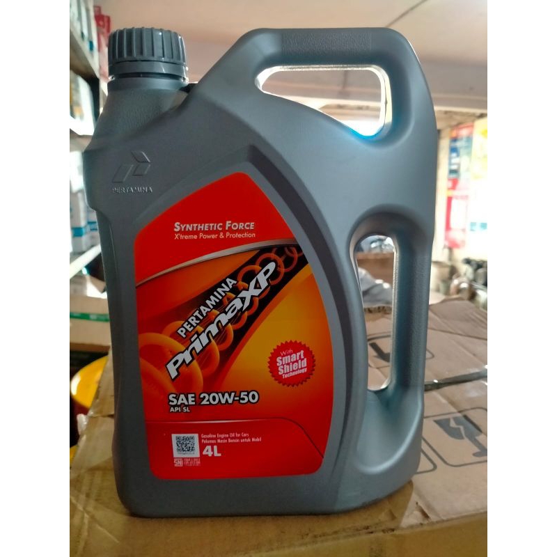 Jual oli prima XP 20-50 4liter . galon pertamina | Shopee Indonesia