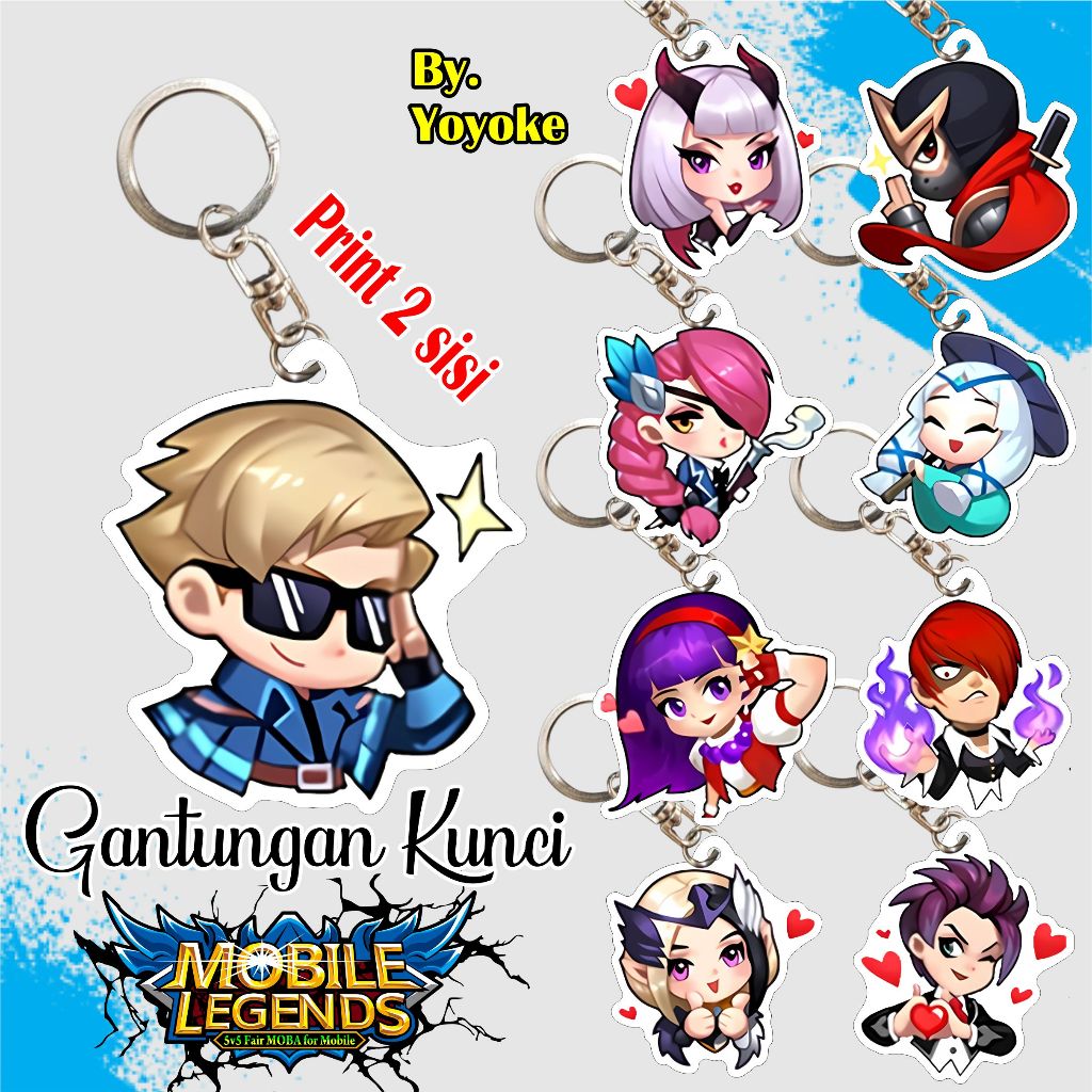 Jual Gantungan Kunci Mobile Legends | Shopee Indonesia