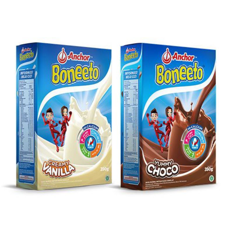 Jual Anchor BONEETO coklat, vanilla 685g / 2pcs boneeto coklat dan ...