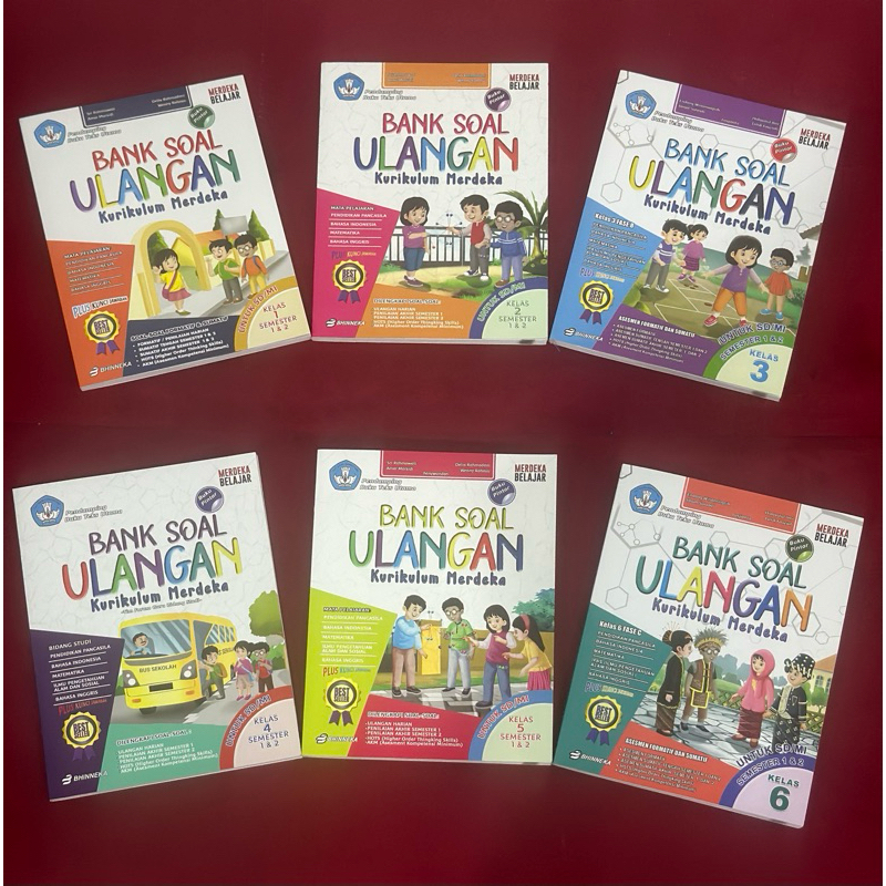 Jual BANK SOAL ULANGAN KURIKULUM MERDEKA KELAS 1-6 SD (FREE KUNCI JAWABAN) | Shopee Indonesia