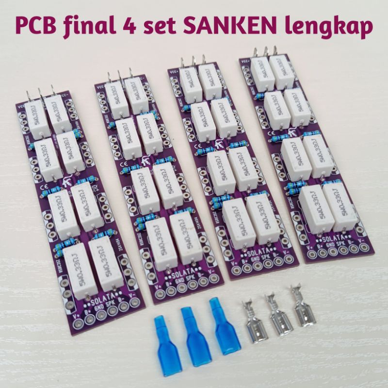Jual PCB TRANSISTOR FINAL 4 SET SANKEN LENGKAP | Shopee Indonesia