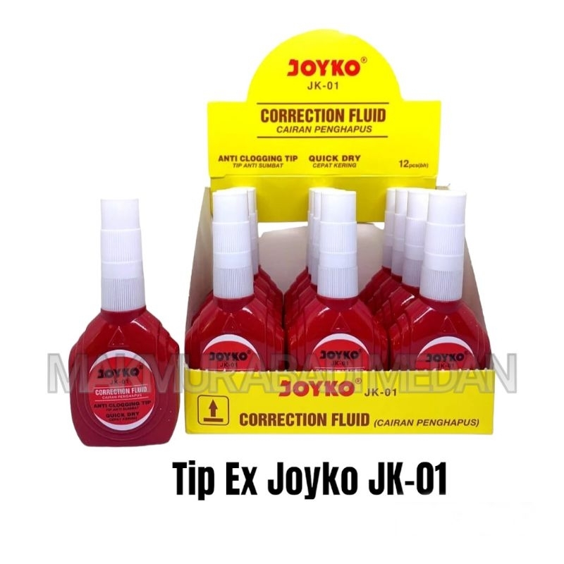 Jual (1Pcs) Correction Pen JOYKO Botol Merah/Tipex Cair Joyko/Stipo ... Jual (1Pcs) Correction Pen JOYKO Botol Merah/Tipex Cair Joyko/Stipo ...