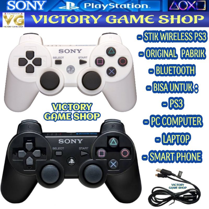 Jual STIK/ JOYSTICK/ STICK PS3/ STIK PS3 WIRELESS ORIGINAL PABRIK/ BISA ...