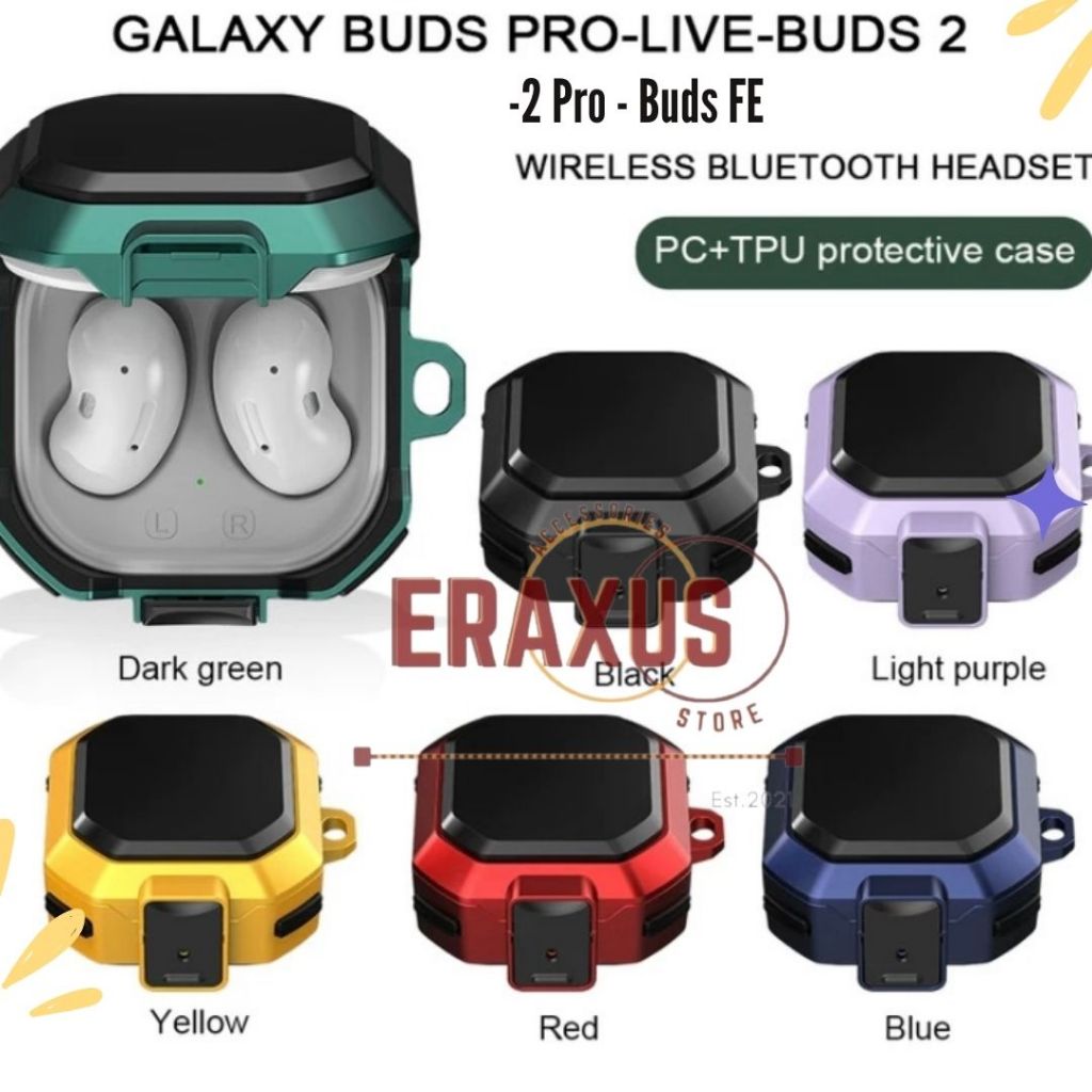 Jual Eraxus Case Samsung Galaxy Buds FE / Buds 2 / Buds Live / Buds Pro ...