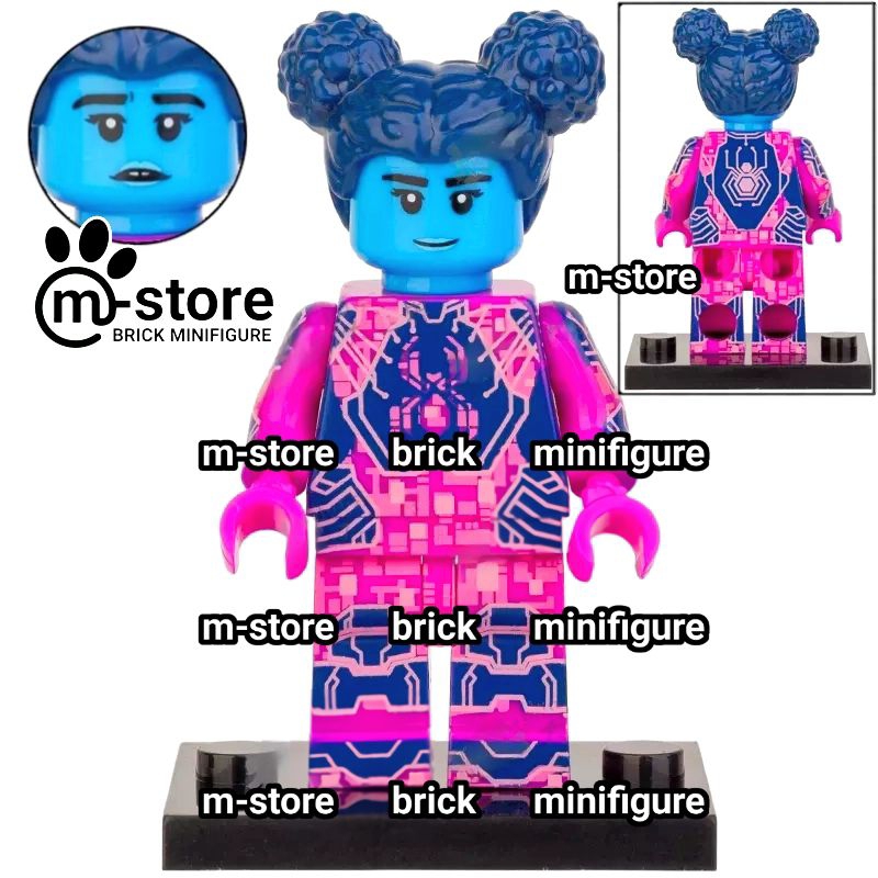 Jual brick spider-byte spiderman across the spider verse mini toy ...