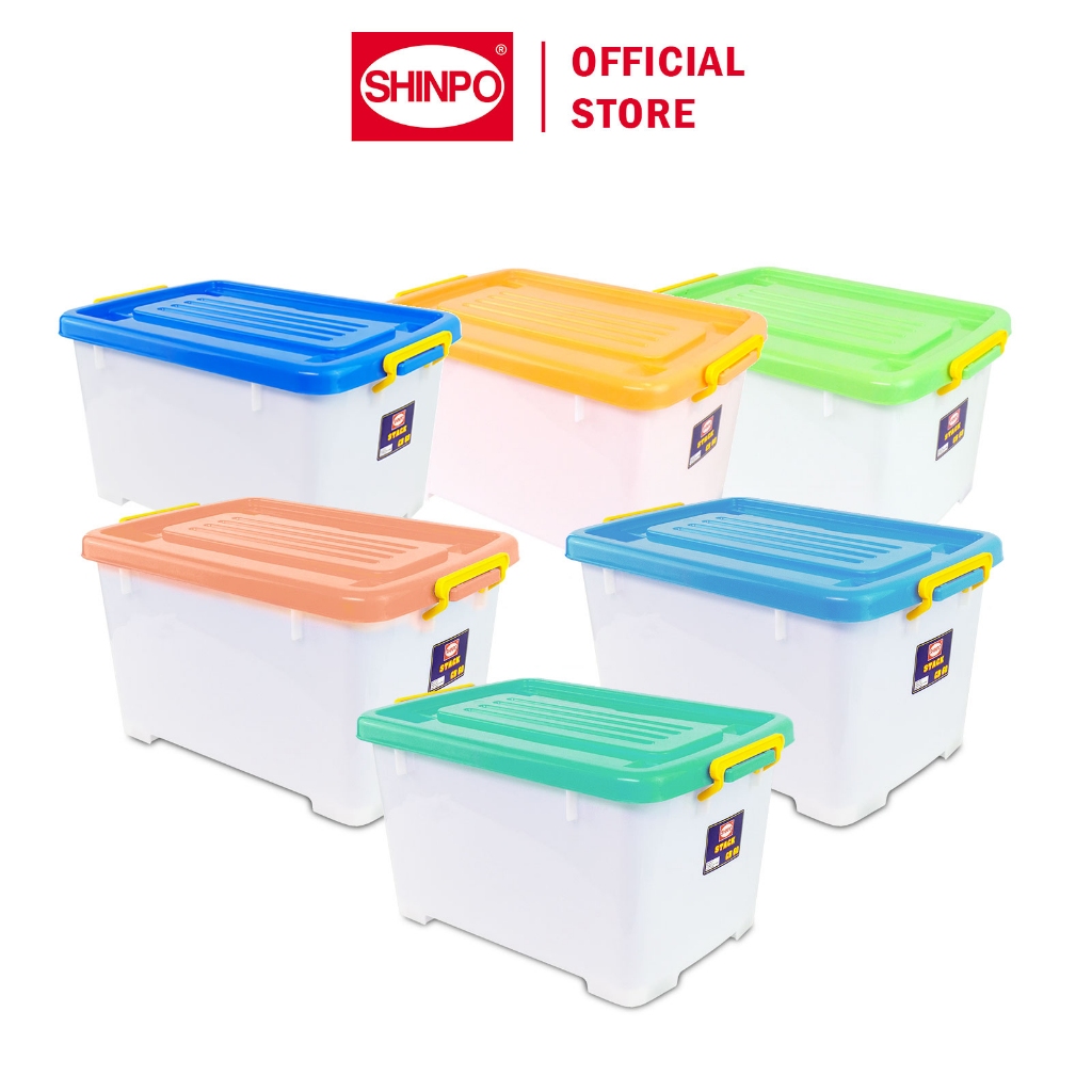 Jual SHINPO Kontainer Plastik Dengan Roda Stack Container Box Kotak ...