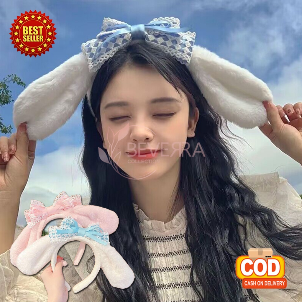 Jual Bando Korea Cinnamoroll Furry Sanrio Cosplay Boneka Lucu Motif ...