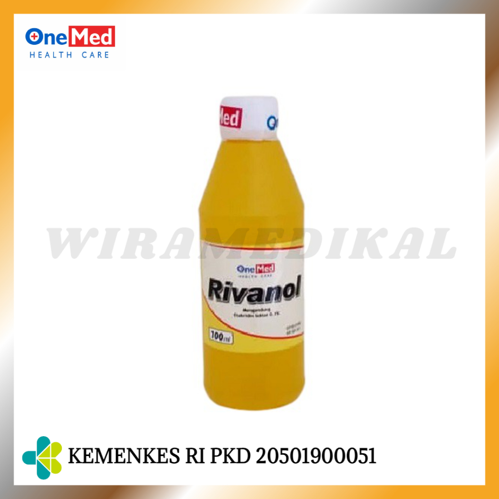 Jual Rivanol Onemed 100ml / Antiseptic Pembersih Luka | Shopee Indonesia