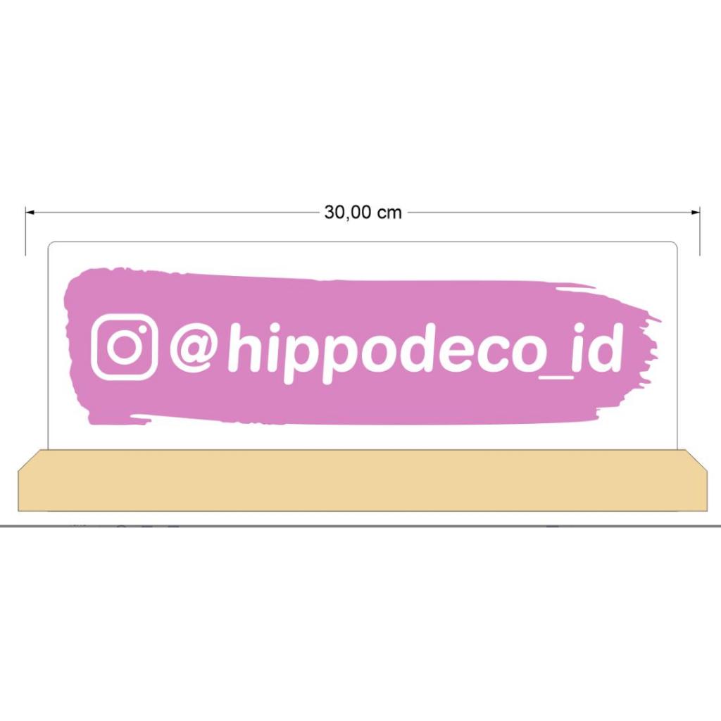 Jual Custom Papan Nama Meja Wood Pine Panjang 30cm | Shopee Indonesia