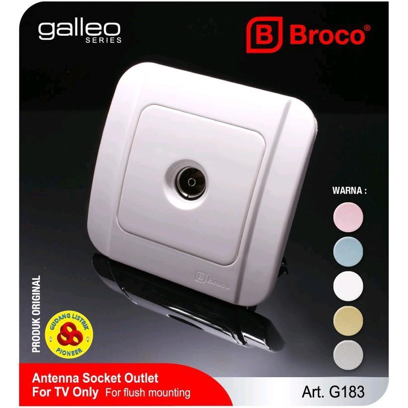 Jual Stop Kontak TV Inbow Socket Antena BROCO IB Outlet TV G183 ...