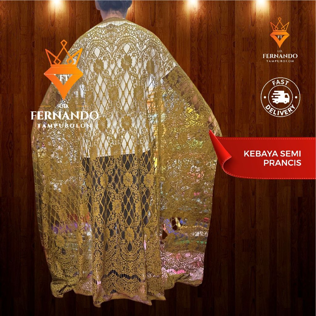 Jual Kebaya Semi Prancis Pakaian Tradisional Baju Pesta Kondangan ...