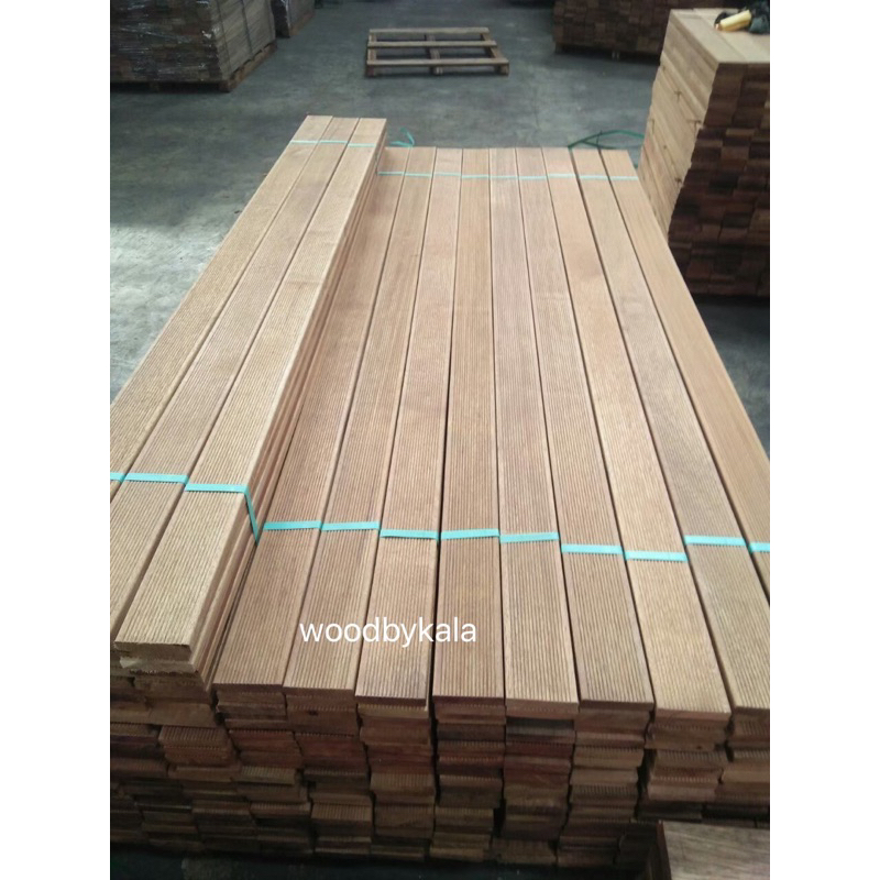 Jual Decking Kayu Merbau Solid 150cm Papan Kolam Outdoor Teras Taman Pagar | Shopee Indonesia