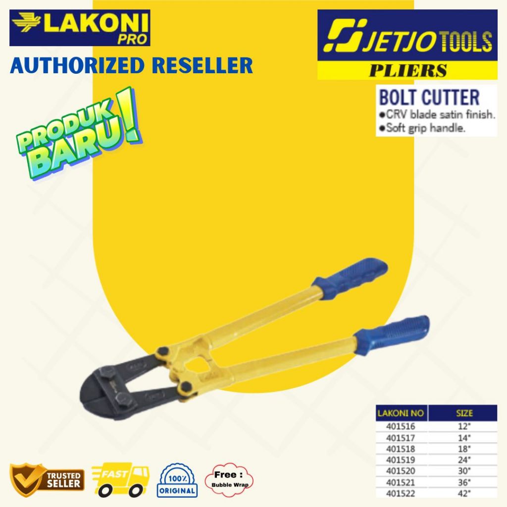 Jual JETJO TOOLS Lakoni Pro Gunting Besi Beton Tangan Bolt Cutter Kuat ...