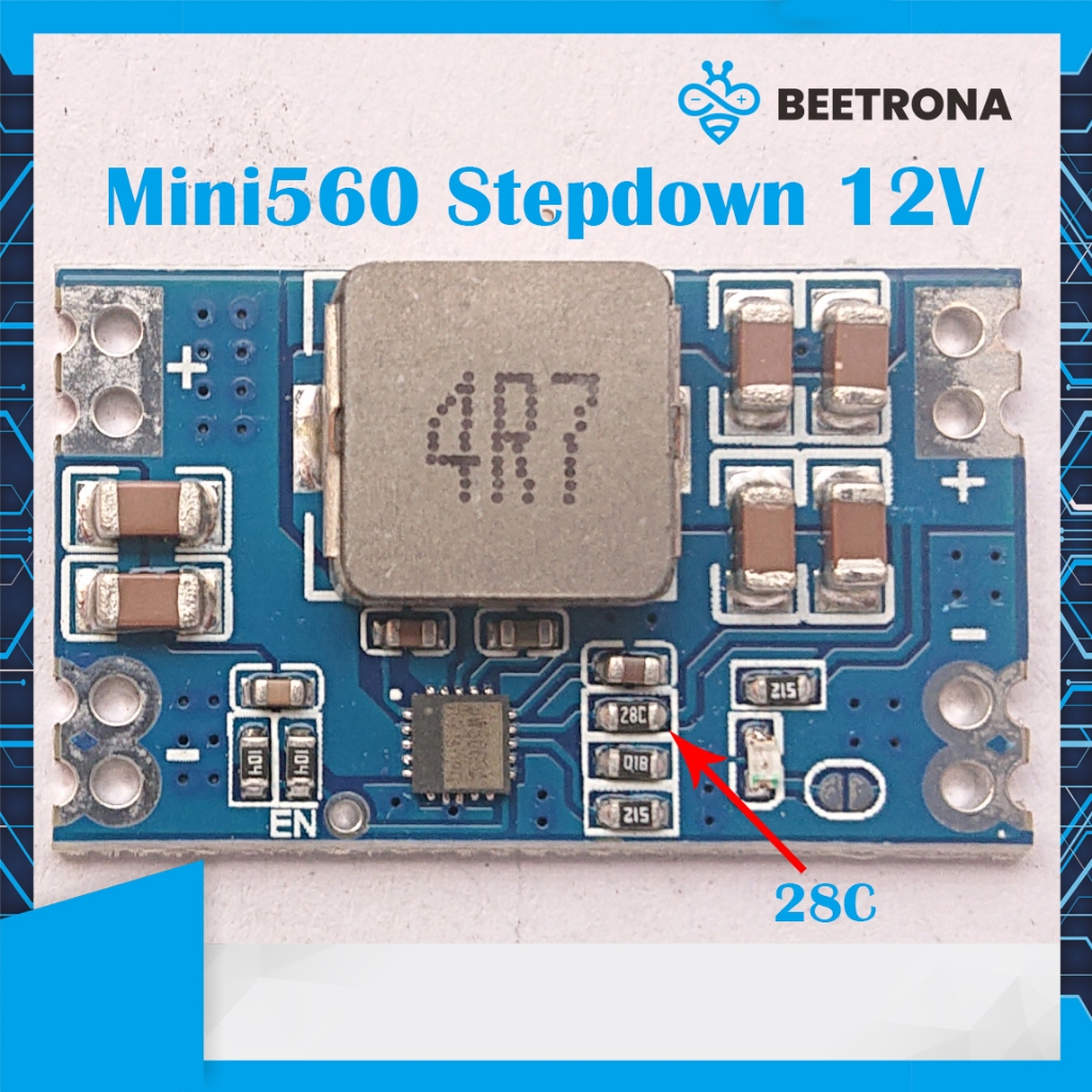 Jual Mini 560 Step Down DC 5A 5-20V to Fixed 12V Buck Module | Shopee ...
