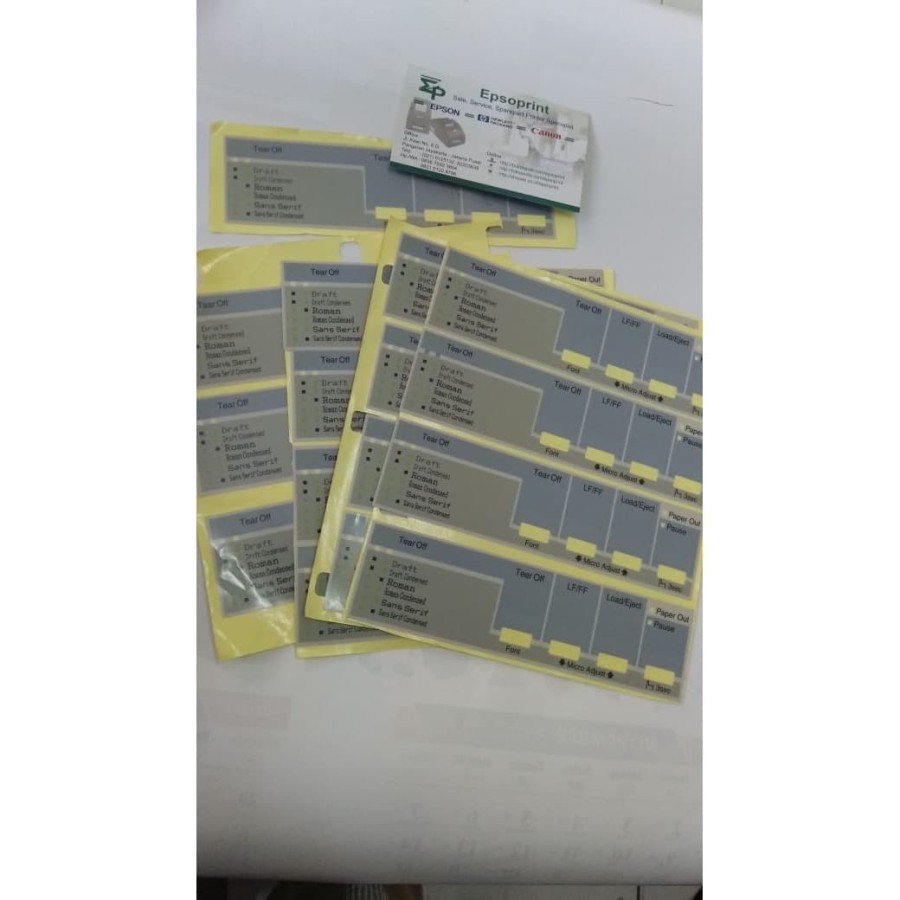 Jual STIKER PANEL EPSON LX300 PLUS | Shopee Indonesia
