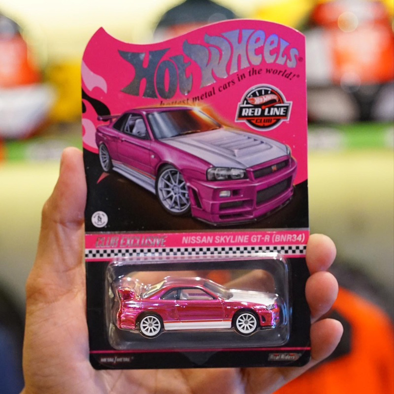 Jual Hotwheels Nissan Skyline RLC R34 PINK | Shopee Indonesia