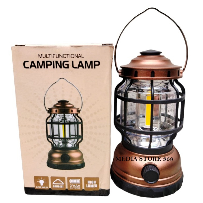 Jual Lampu Camping Lentera LED / Camping Lamp COB Dimmer Lampu Tenda ...
