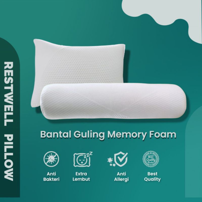 Jual Bantal Guling Hotel Premium Full Busa Memory Inoac Foam | Shopee ...