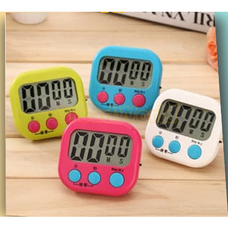 Jual Alarm Timer Masak Dapur Clock Stopwatch Digital Timer Kitchen Mini ...