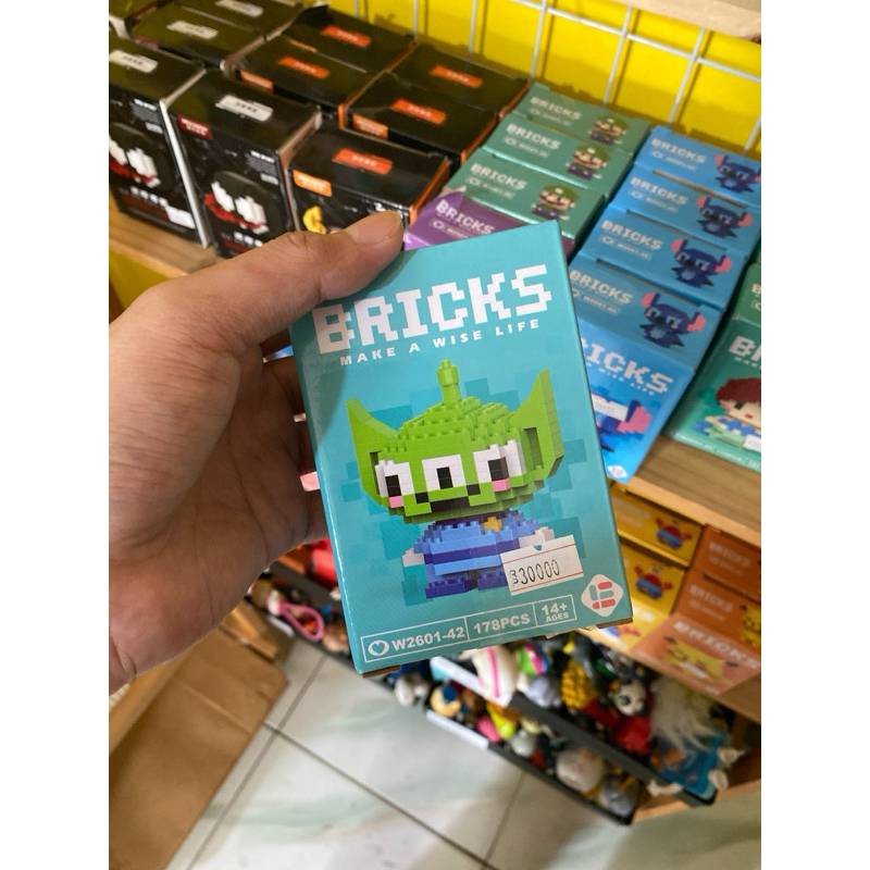 Jual LEGO BRICK LUCU Bricks Toys Model Kartun Building Blok Nano 3D ...