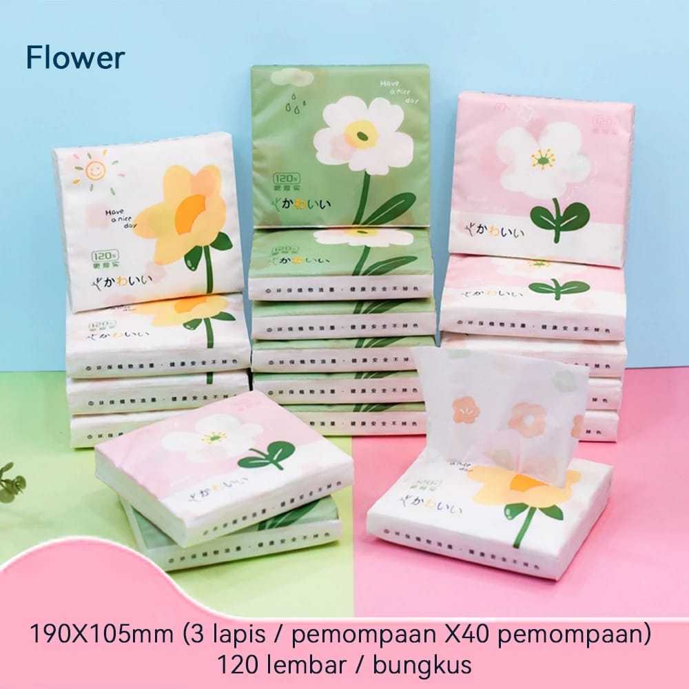Jual JM Tisu Kering Lucu Facial Tissue Bermotif Tisu Kering Mini 1 Pack ...