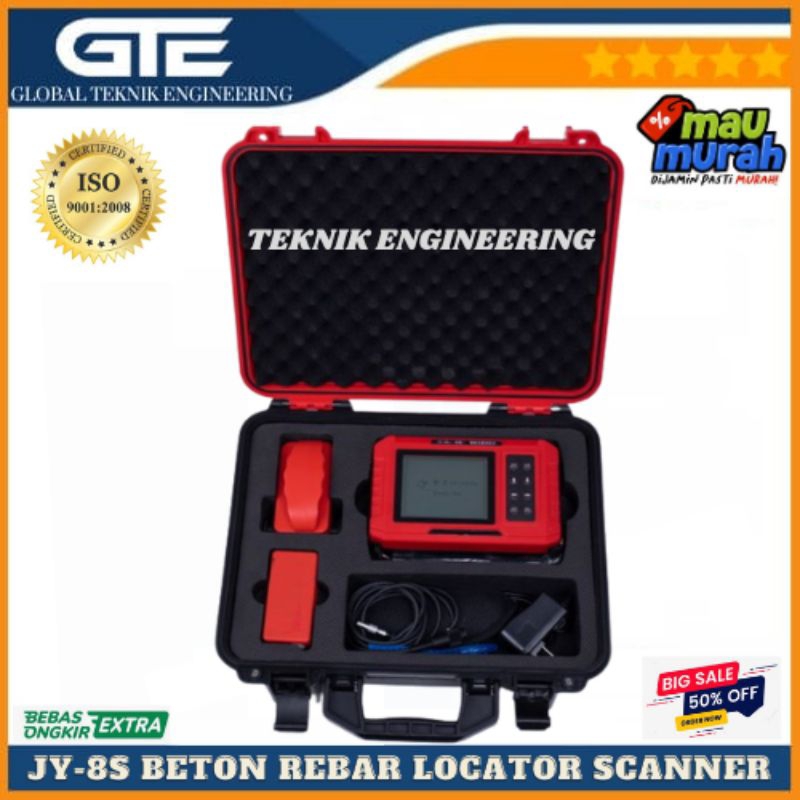 Jual JY-8S Beton Rebar Locator Scanner, Grid Scan Beton Penguat ...