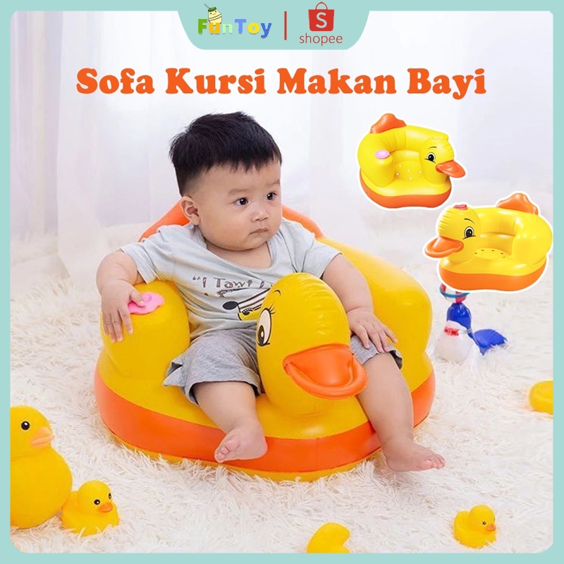 Jual FUNTOY Tiup Lipat Bebek bebek sofa bayi duduk balon baby chair Ada ...