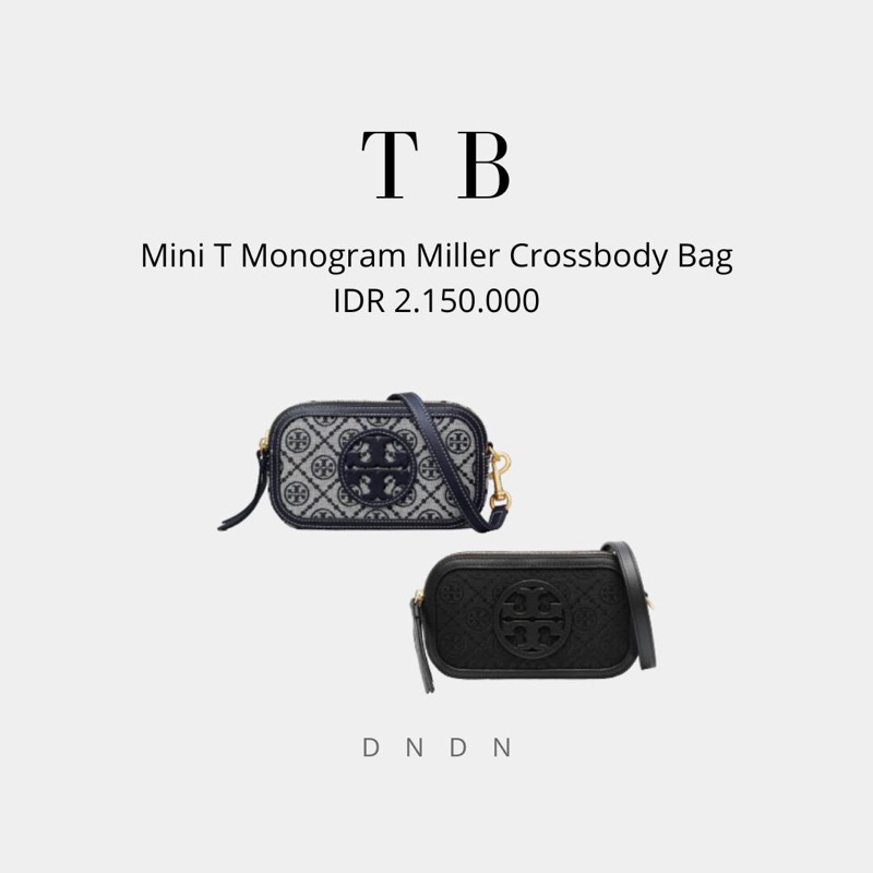 Jual Mini T Monogram Miller Crossbody Bag | Shopee Indonesia