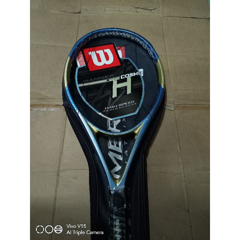 Jual Raket Tenis Wilson Hammer Cosmo Original BNOS Jual Rugi | Shopee ...