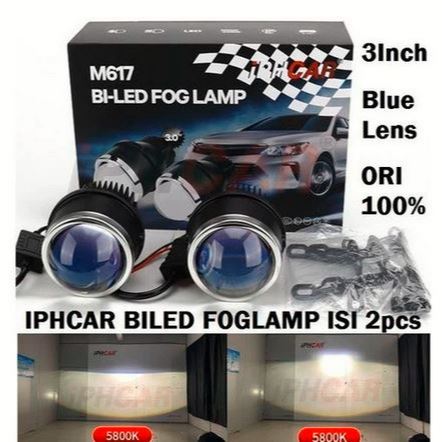 Jual Foglamp Projector M617 BILED 3” HI/LO Fog Lamp Bi xenon IPHcar ...