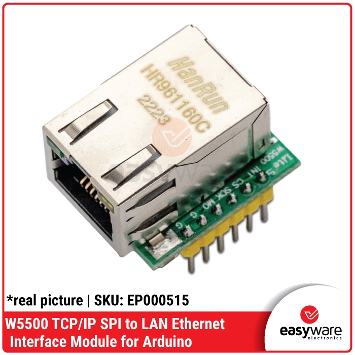 Jual W5500 Tcp Ip Spi To Lan Ethernet Converter Module For Arduino Shopee Indonesia