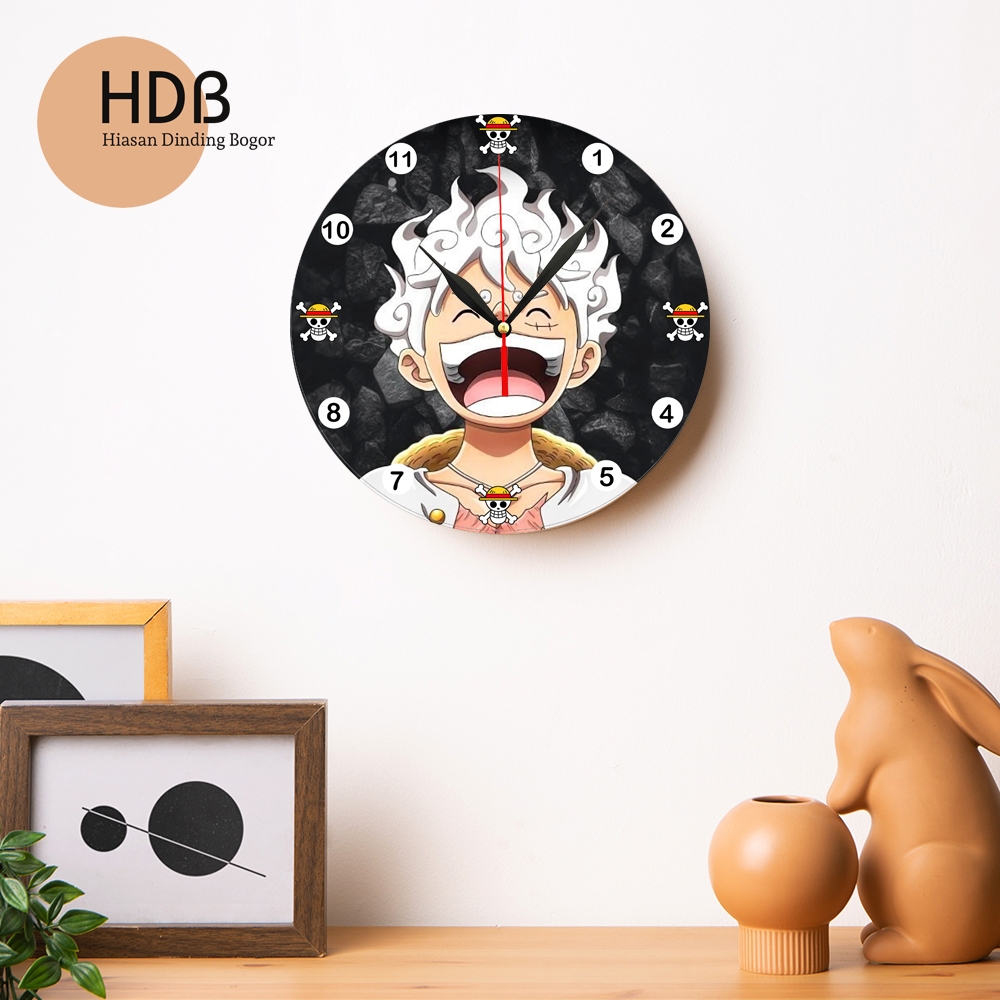 Jual HDB - Jam Dinding One Piece Jam Dinding Anime Kamar Tidur - Model ...