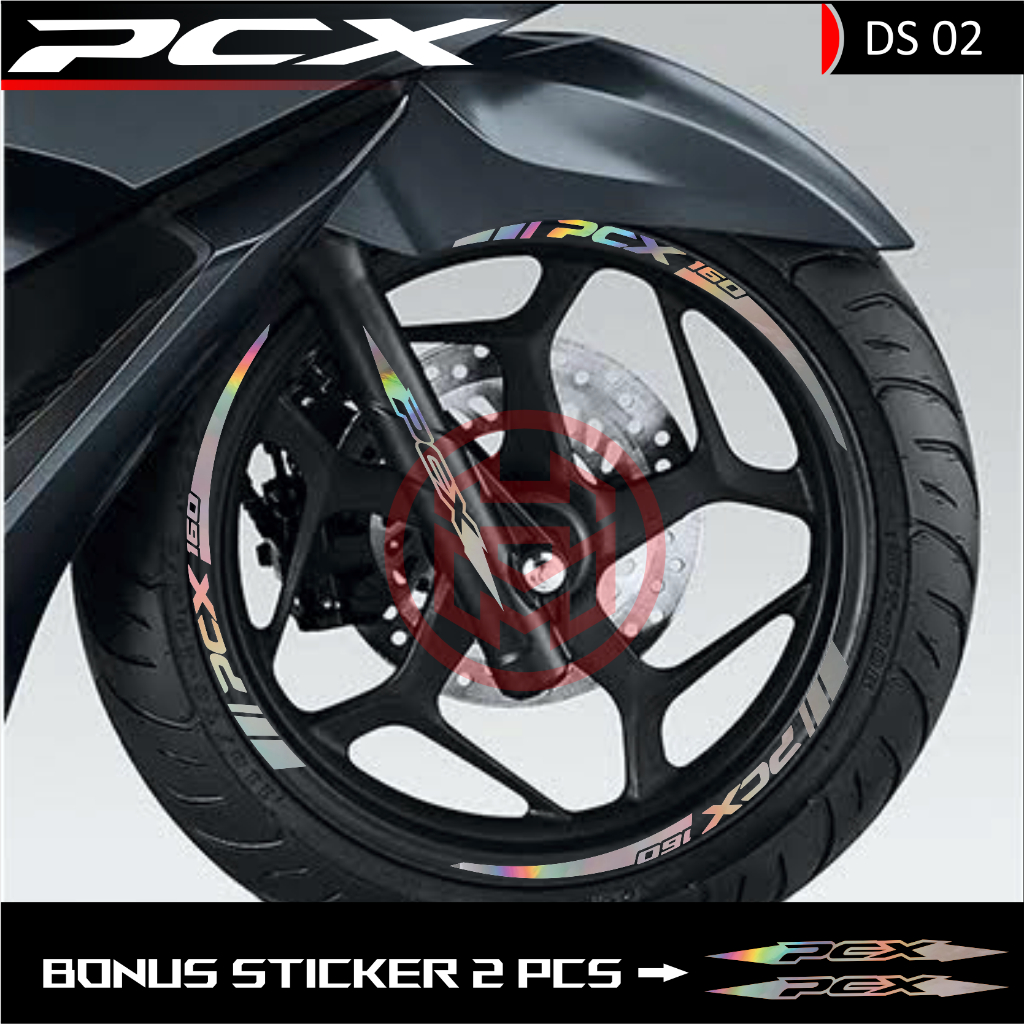 Jual sticker velg pcx 150/160 ds02 | Shopee Indonesia