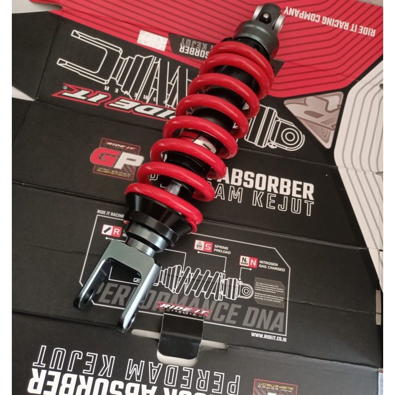 Jual #SHOCK MOTOR HONDA CBR 150/CB 150 /RIDEIT ORIGINAL UKURAN STANDAR ...