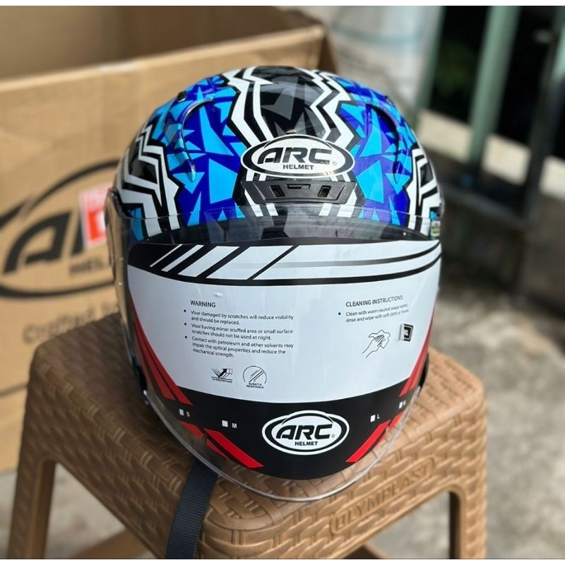 Jual HELM ARC MALAYSIA LAGUNA GRREN &BLUE TSR ARAI | Shopee Indonesia