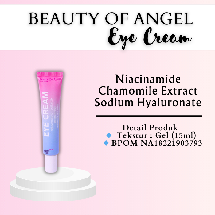 Jual Eye Cream Gel Beauty Of Angel Penghilang Kantung Mata Panda Kerutan Pencerah Lingkaran ...