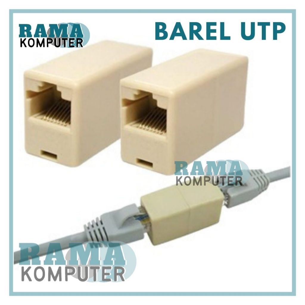 Jual barel utp/barel rj45 sambungan kabel lan | Shopee Indonesia