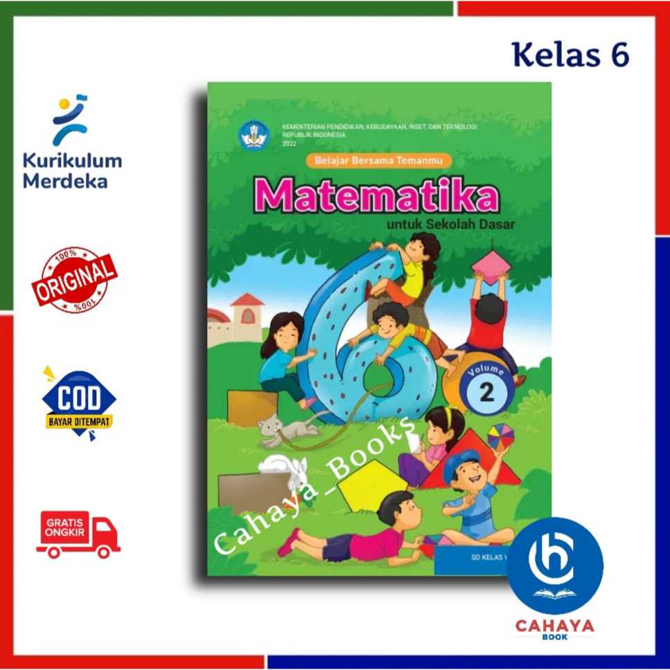 Jual Buku Siswa Matematika Kelas 6 Vol 2 SD/MI Kurikulum Merdeka | Shopee Indonesia