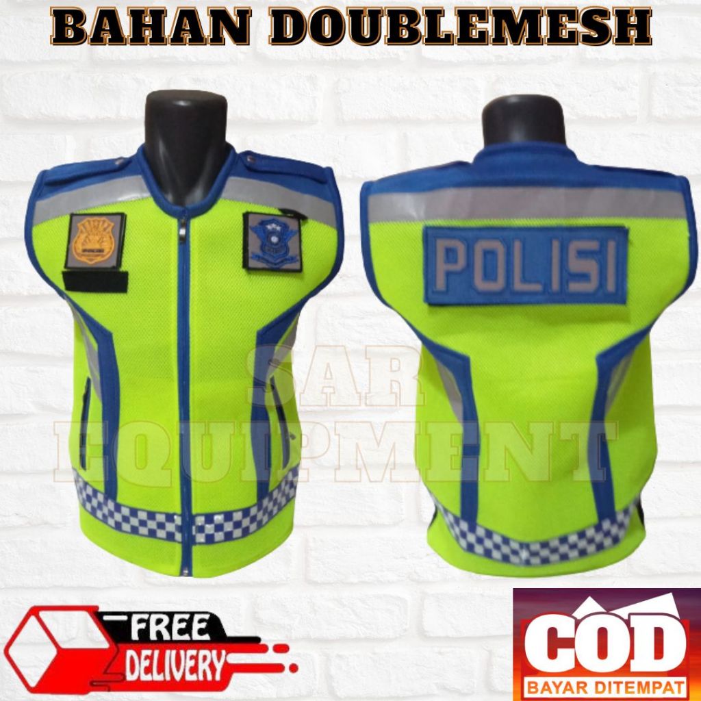 Jual Rompi Polisi | Rompi Polisi Lantas| Rompi Polisi Marka Catur Bahan ...