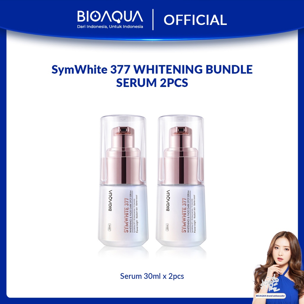Jual BIOAQUA SymWhite 377 Whitening & Fade Dark Spot Serum Flek Hitam Serum Wajah Glowing ...