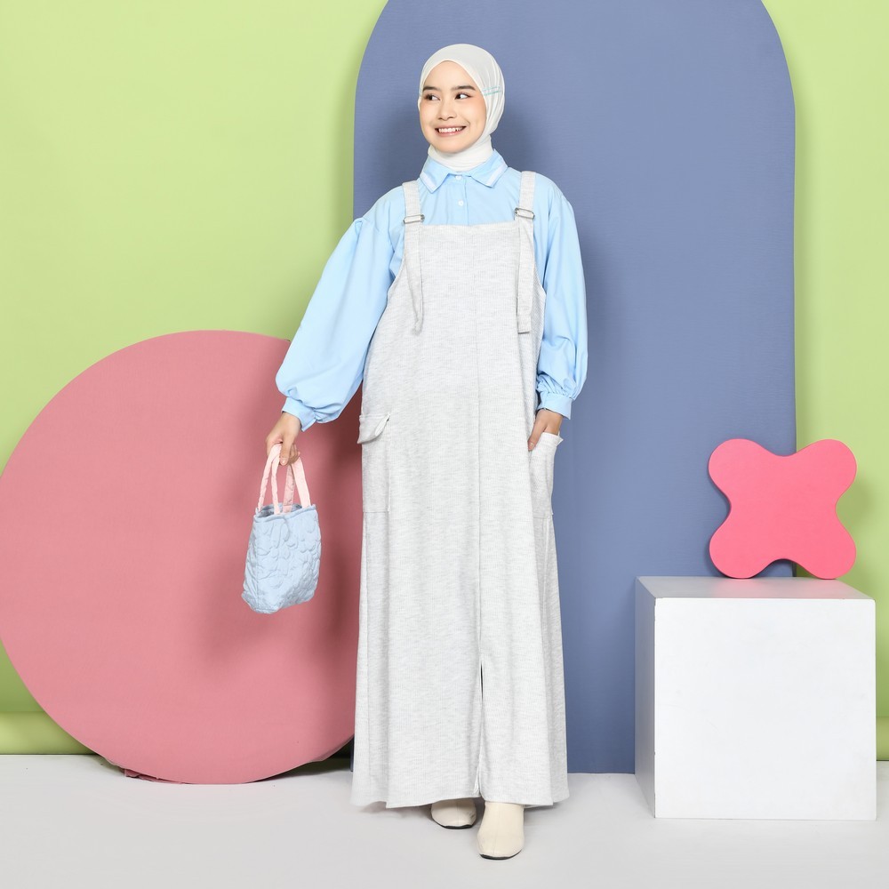 Jual Mybamus Dania Overall Cargo Dress - Overall Rok Kekinian - Dress ...
