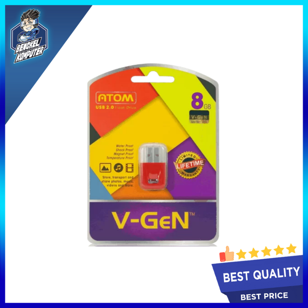 Jual FLASHDISK VGEN ATOM (8GB/16GB/32GB/64GB) | Shopee Indonesia