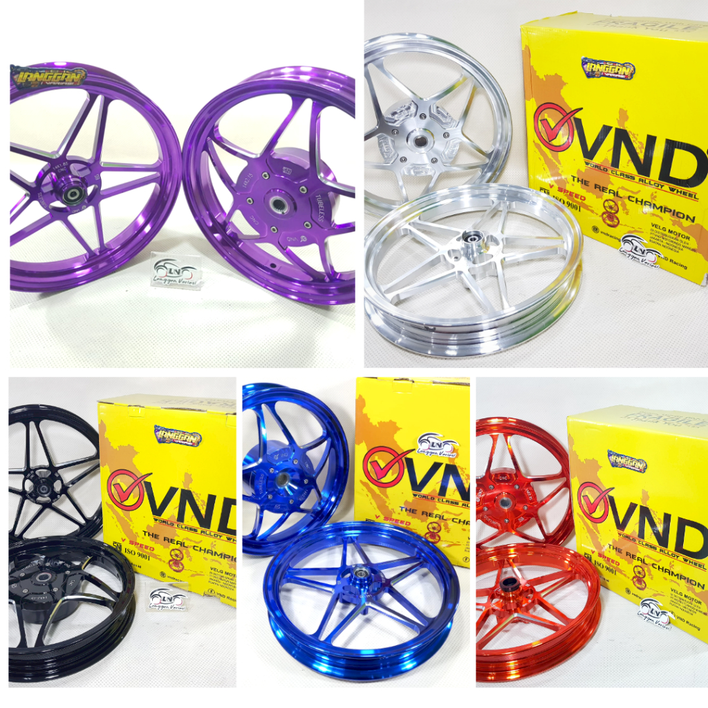 Jual Velg Racing VND V - SPEED Gen 2 Vario 110 125 150 Lama Beat Scoopy / Mio M3 Z Fino 125 Xeon ...