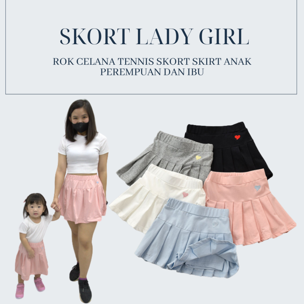 Jual Oppa Style Shop Rok Celana Tennis Skort Skirt Anak Perempuan / Rok ...